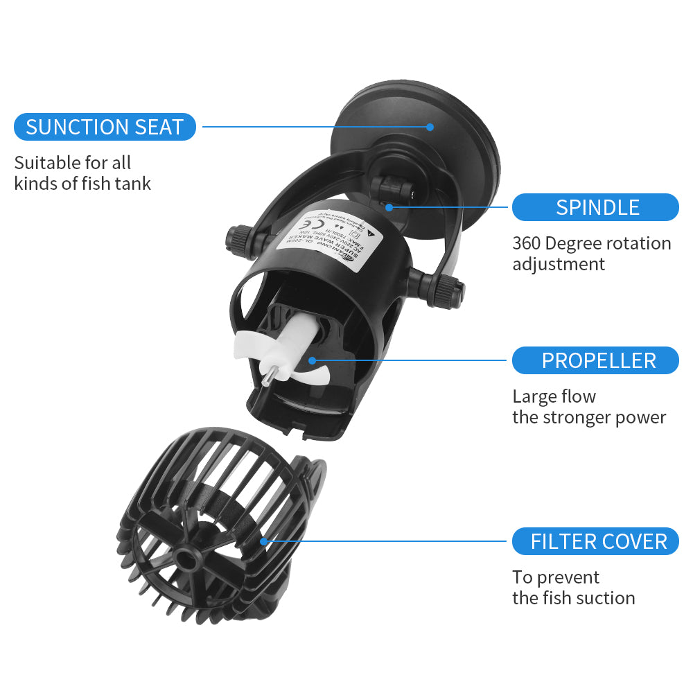 Aquarium Wave Maker-Adjustable Angle – SEVEN MASTER AQUARIUM